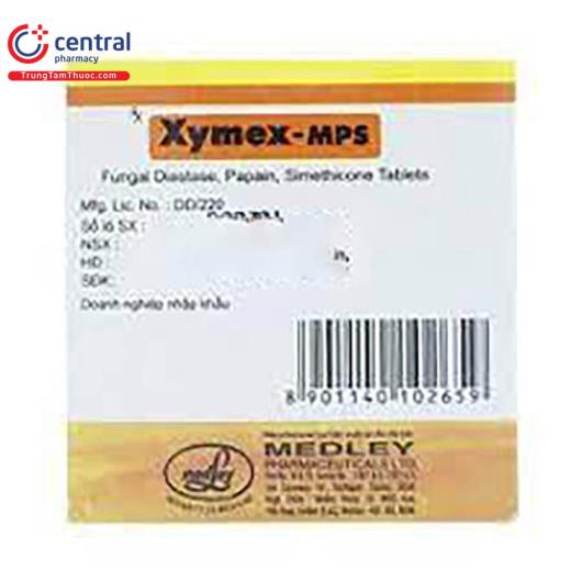 [CHÍNH HÃNG] Thuốc Xymex-MPS trị rối loạn tiêu hóa, đầy hơi, khó tiêu