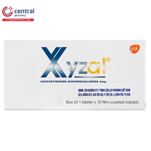 Thuốc Xyzal điều trị các triệu chứng dị ứng hiệu quả nhanh
