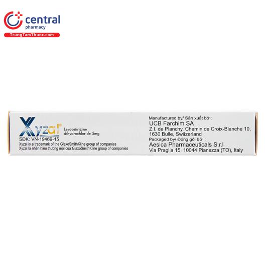 Thuốc Xyzal điều trị các triệu chứng dị ứng hiệu quả nhanh