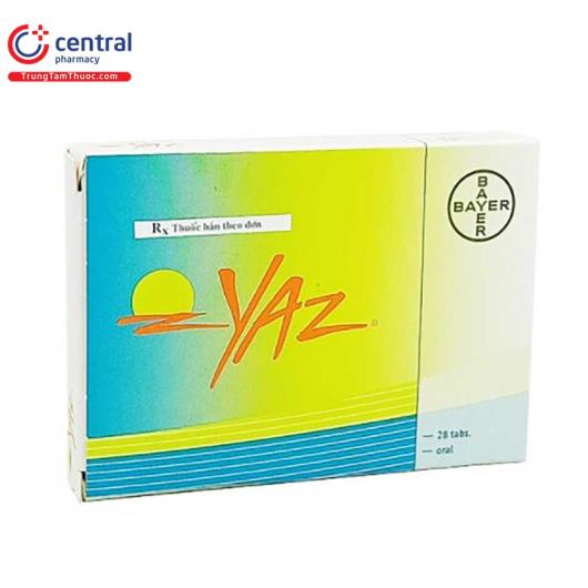 [CHÍNH HÃNG] Thuốc tránh thai hằng ngày Yaz của Bayer