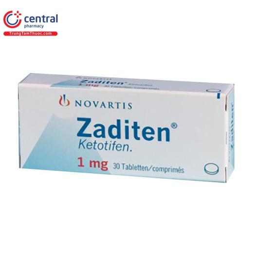 Thuốc Zaditen 1mg - thuốc điều trị các trường hợp dị ứng