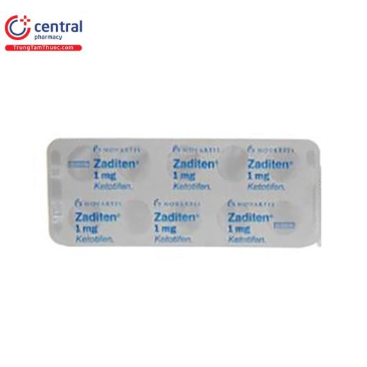 Thuốc Zaditen 1mg - thuốc điều trị các trường hợp dị ứng