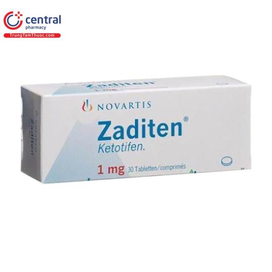 Thuốc Zaditen 1mg - thuốc điều trị các trường hợp dị ứng