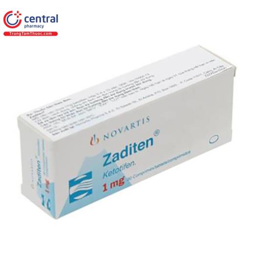 Thuốc Zaditen 1mg - thuốc điều trị các trường hợp dị ứng