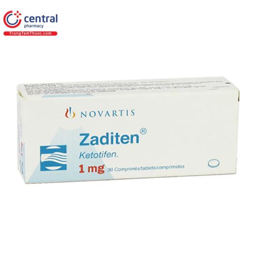Thuốc Zaditen 1mg - thuốc điều trị các trường hợp dị ứng