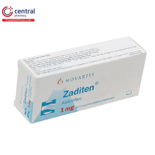 Thuốc Zaditen 1mg - thuốc điều trị các trường hợp dị ứng