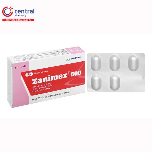 [CHÍNH HÃNG] Thuốc Zanimex 500- Kháng sinh điều trị nhiễm khuẩn