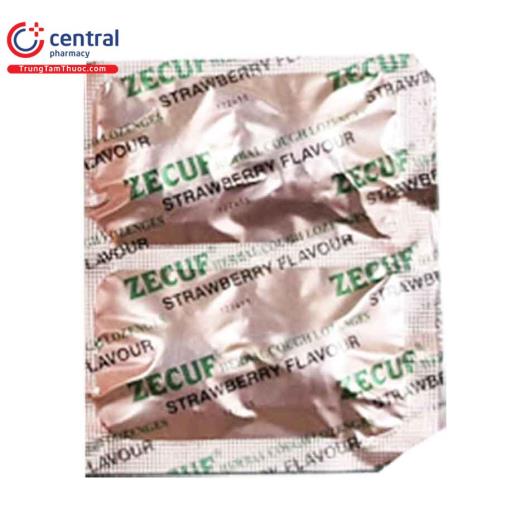 Thuốc Zecuf Herbal Cough Lozenges (Strawberry Flavour)