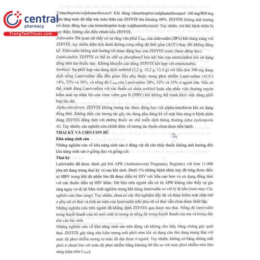 [CHÍNH HÃNG] Thuốc Zeffix 100mg - Điều trị cho bệnh nhân viêm gan B