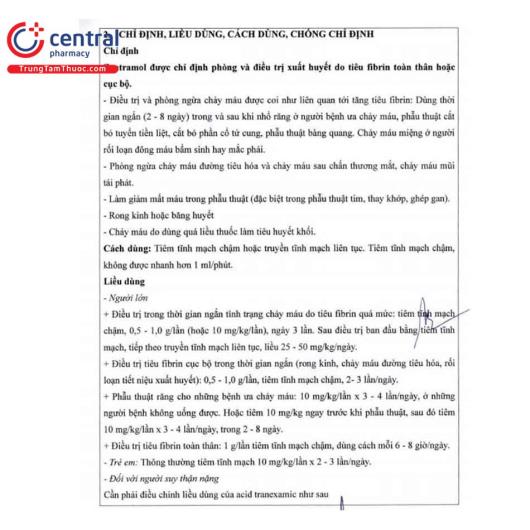 [CHÍNH HÃNG] Thuốc Zentramol - Thuốc điều trị bệnh máu khó đông