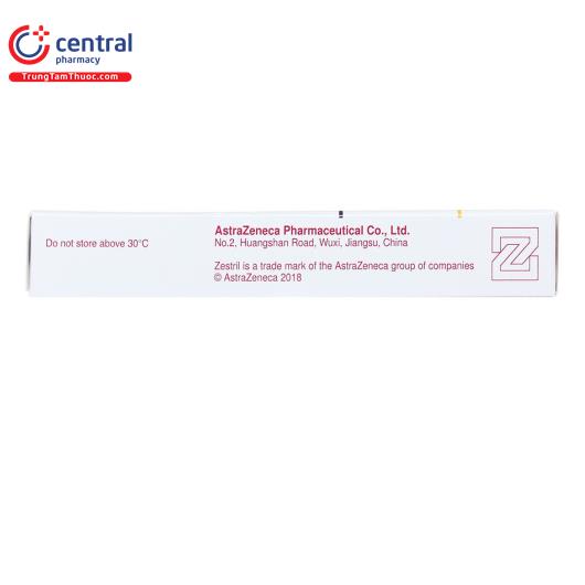 Thuốc Zestril 5mg - thuốc điều trị cao huyết áp của AstraZeneca