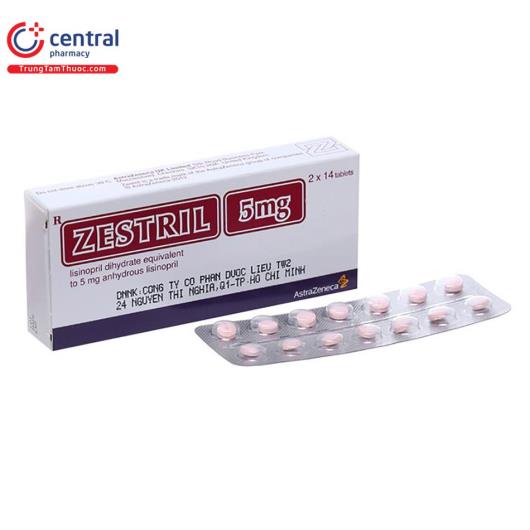 Thuốc Zestril 5mg - thuốc điều trị cao huyết áp của AstraZeneca