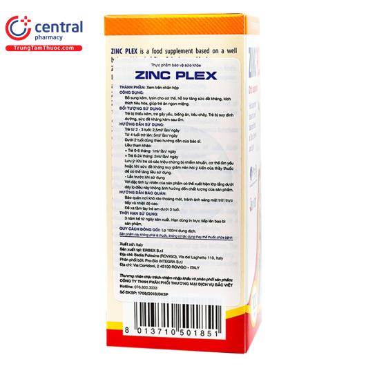 [CHÍNH HÃNG] ZInC Plex Oral Suspension giúp trẻ ăn ngon miệng