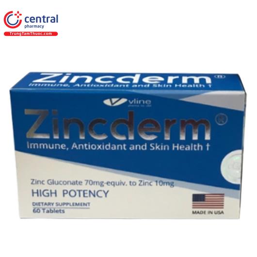 [CHÍNH HÃNG] Thuốc Zincderm - tăng cường sức khỏe cho bạn
