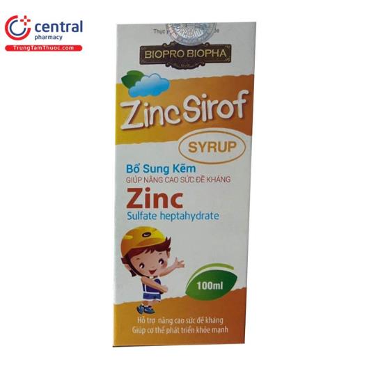 Thuốc ZincSirof 100ml: tác dụng, liều dùng và giá bán