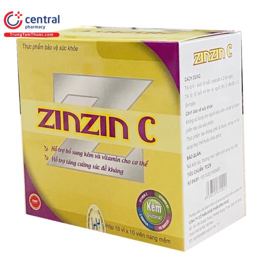 [CHÍNH HÃNG] Thuốc ZinZin C bổ sung kẽm và các loại vitamin