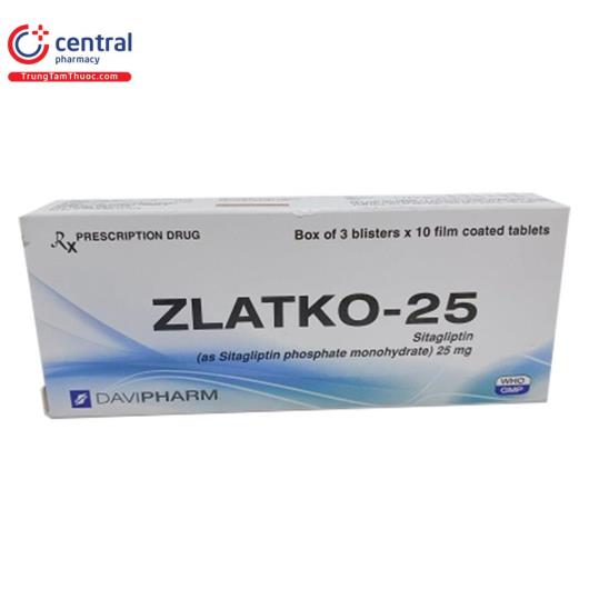 Thuốc Zlatko-25: Thuốc điều trị tiểu đường type 2 hiệu quả