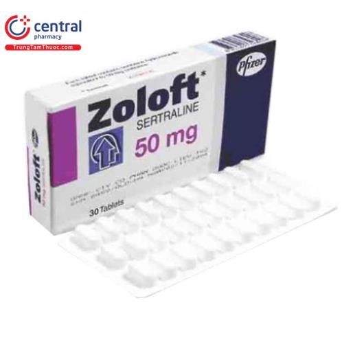 [CHÍNH HÃNG] Thuốc Zoloft 50mg trị bệnh trầm cảm, hội chứng hoảng sợ