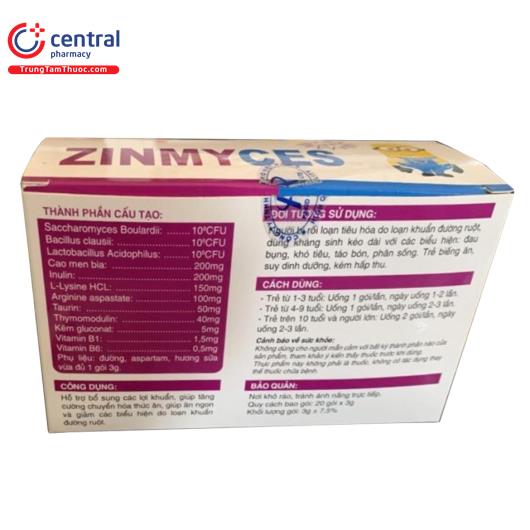 [CHÍNH HÃNG] Men vi sinh Zinmyces tiêu hoá khoẻ cho cả nhà