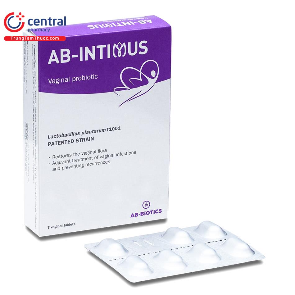 Thuốc Ab-Intimus điều trị viêm nhiễm âm đạo dạng viên đặt