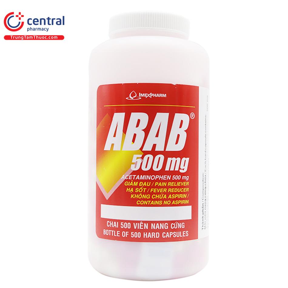Thuốc ABAB 500mg điều trị đau bụng kinh, đau đầu, hạ sốt