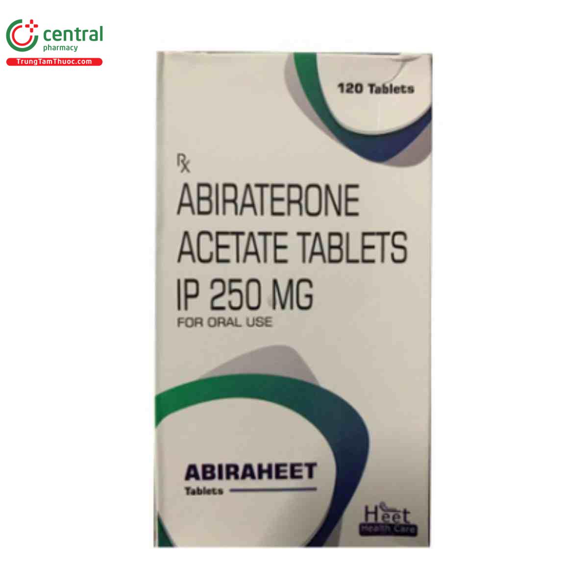 Thuốc Abiraheet 250mg Abiraterone điều trị ung thư tuyến tiền liệt