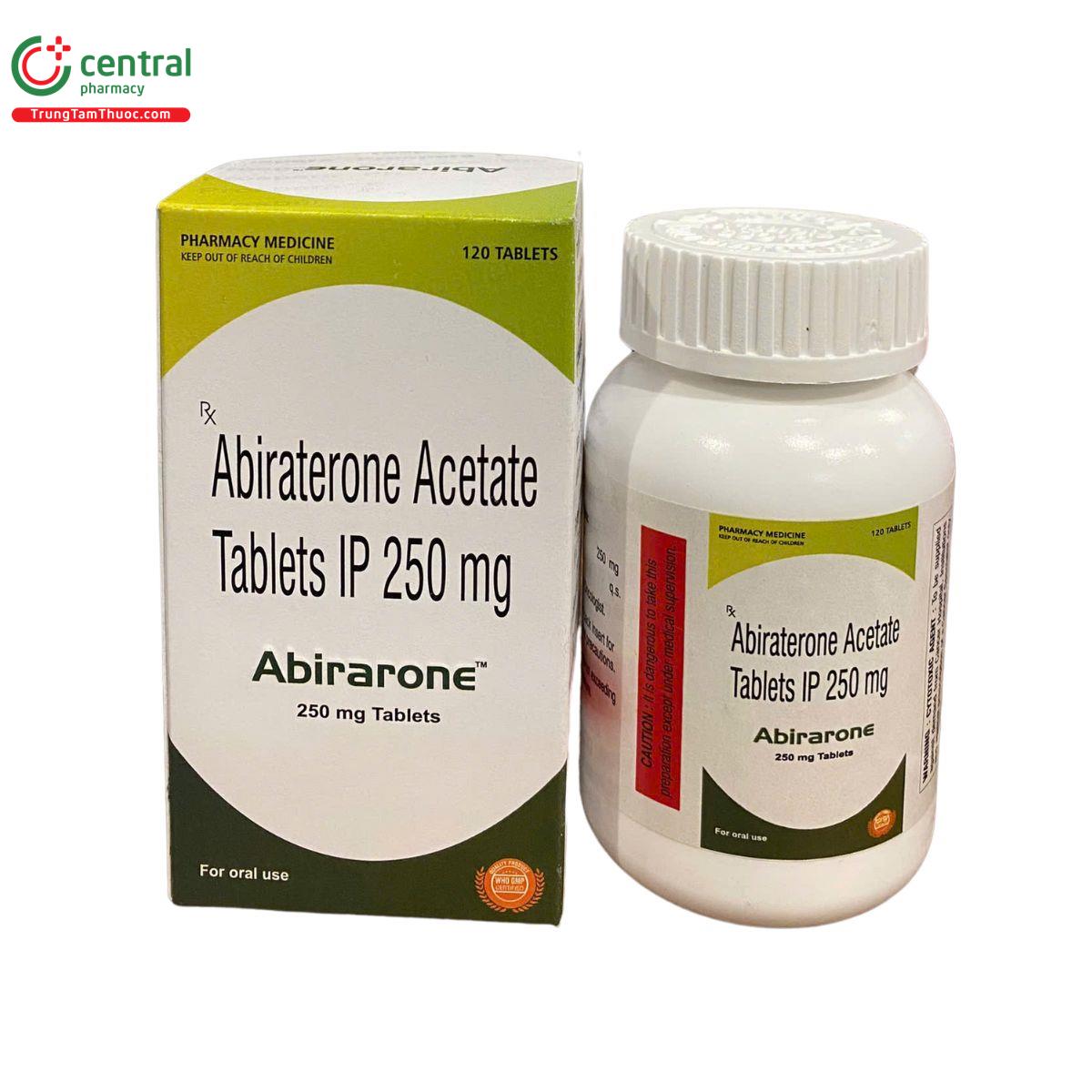 Thuốc Abirarone 250mg (Abiraterone) điều trị ung thư tiền liệt tuyến