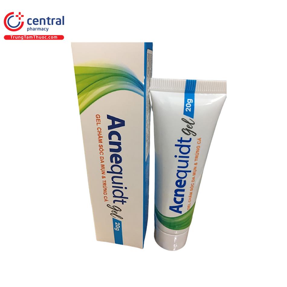 Thuốc Acnequidt gel 20g trị mụn trứng cá, mụn đầu đen, mụn bọc, thâm mụn