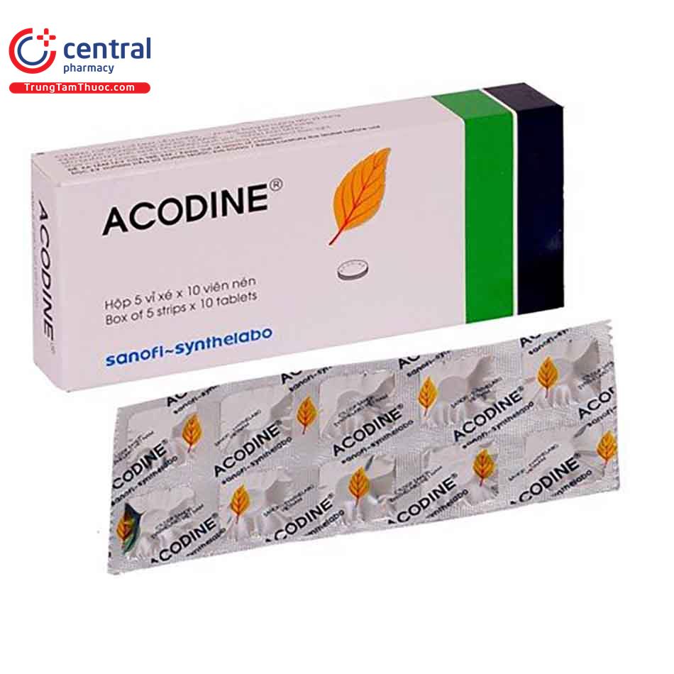 Thuốc Acodine điều trị viêm phế quản cấp tính và mạn tính
