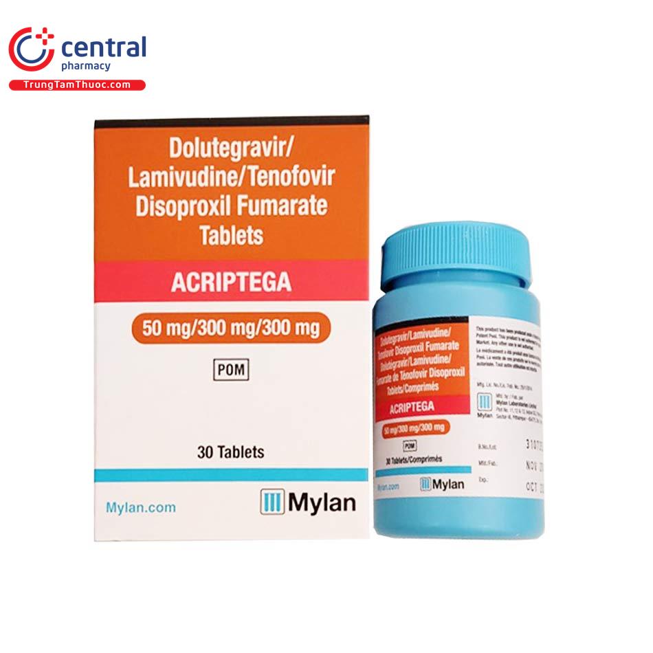 [CHÍNH HÃNG] Thuốc Acriptega điều trị bệnh nhiễm HIV-1