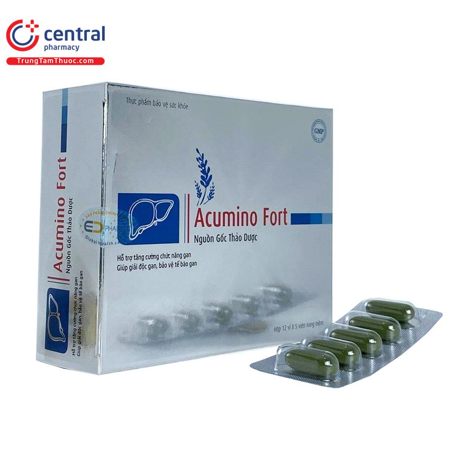 [CHÍNH HÃNG] Thuốc Acumino Fort - Giải pháp cho người bị viêm gan