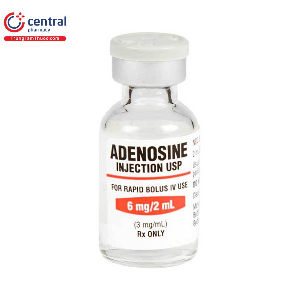 Thuốc Adenosine injection USP 6mg/2ml: tác dụng, liều dùng, cách dùng
