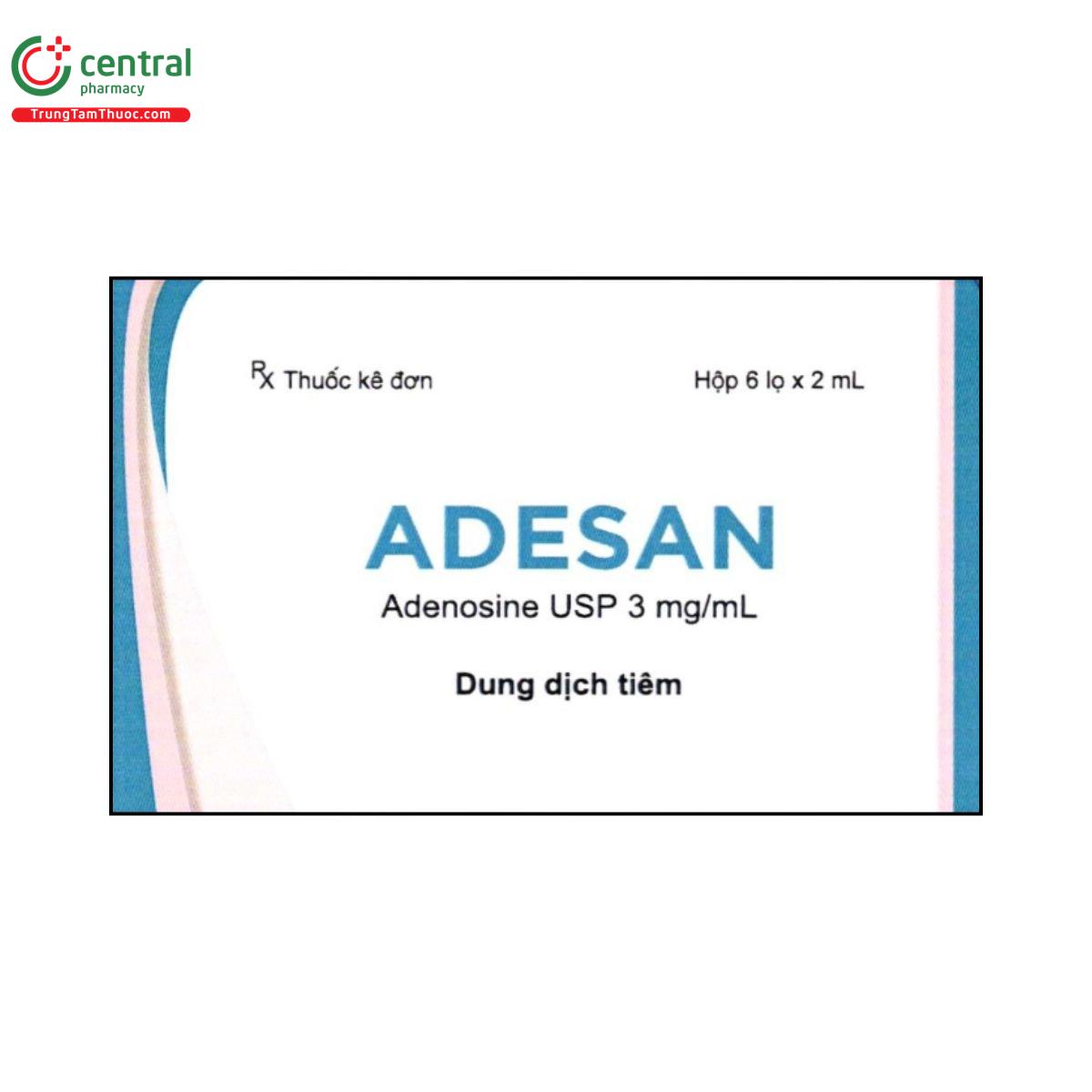 Thuốc Adesan chuyển nhịp nhanh trên thất, hỗ trợ chẩn đoán loạn nhịp