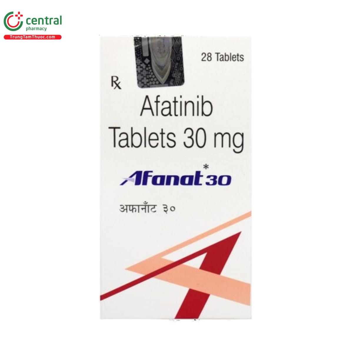 Thuốc Afanat 30 - Điều trị ung thư phổi không phải tế bào nhỏ