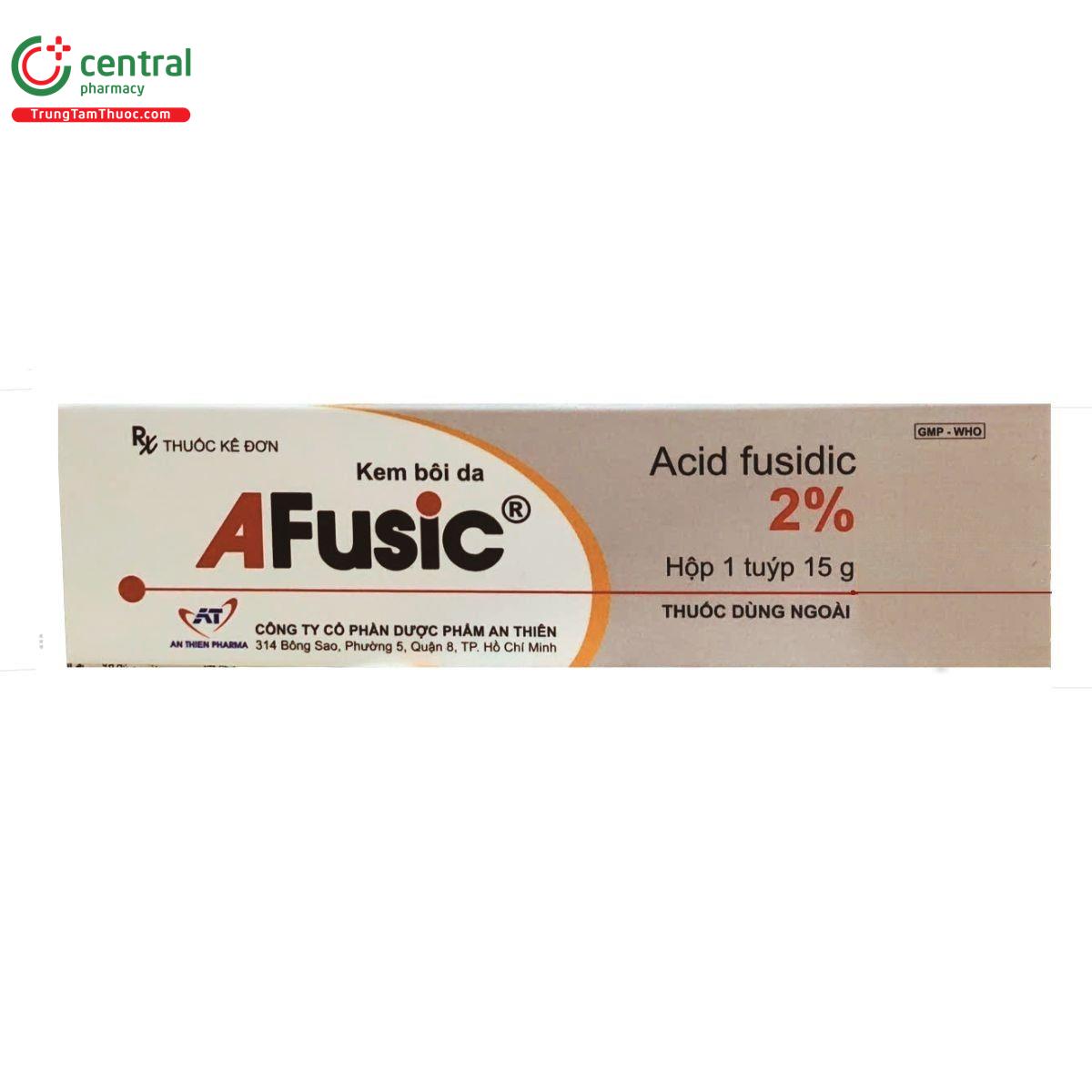 Thuốc AFusic 15g điều trị nhiễm khuẩn da, chốc lở, viêm nang lông