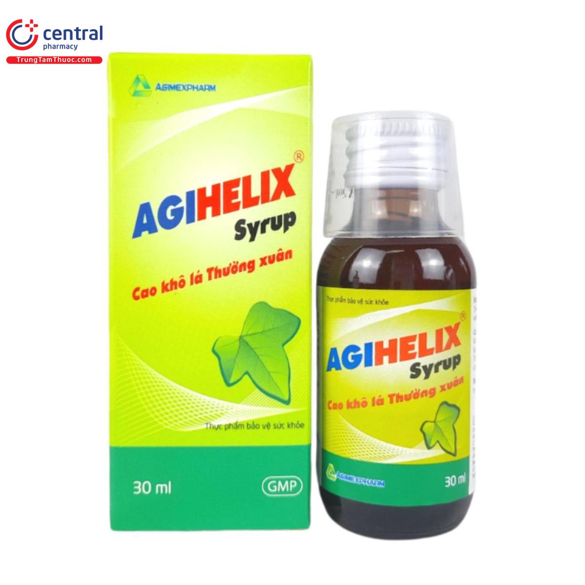 Thuốc Agihelix Syrup - Giúp giảm ho và giảm đau họng hiệu quả