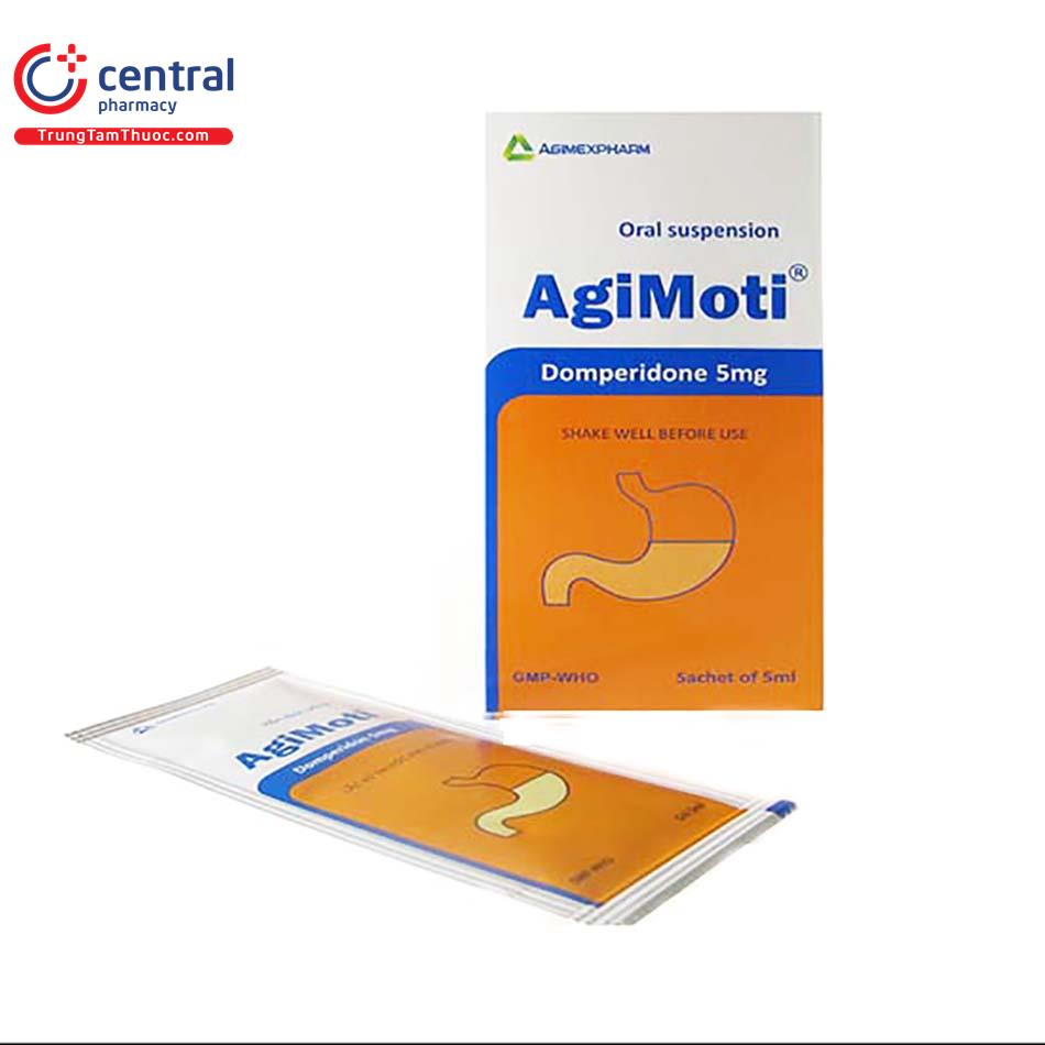 [CHÍNH HÃNG] Thuốc chống nôn Agimoti (gói): chỉ định, liều dùng