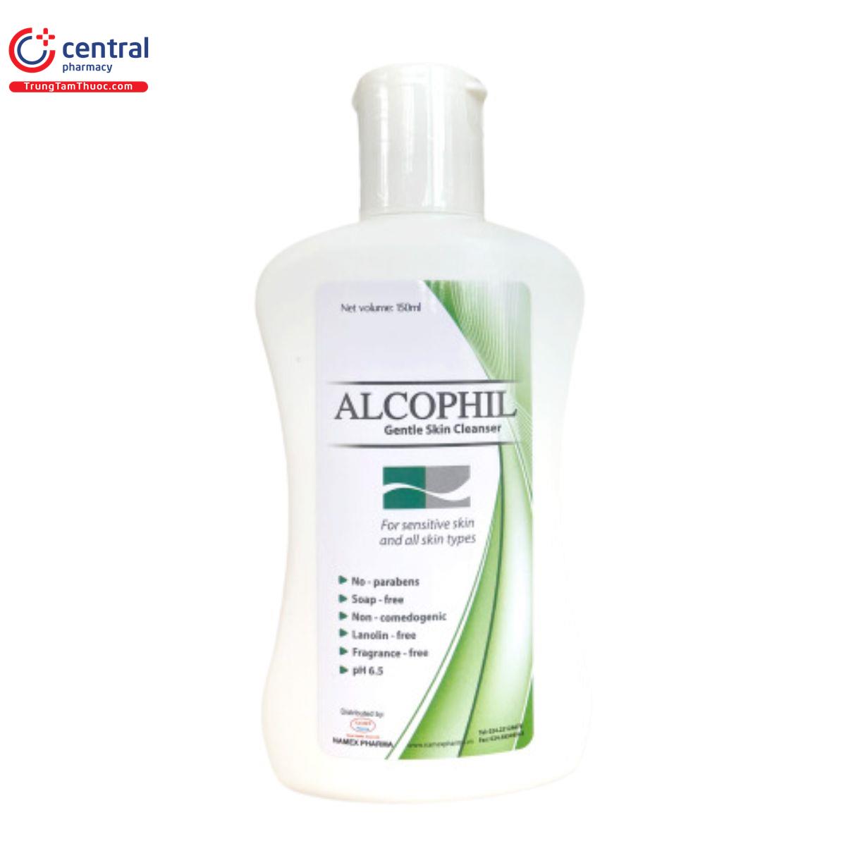 Sữa Alcophil 150ml làm sạch nhẹ nhàng cho làn da nhạy cảm