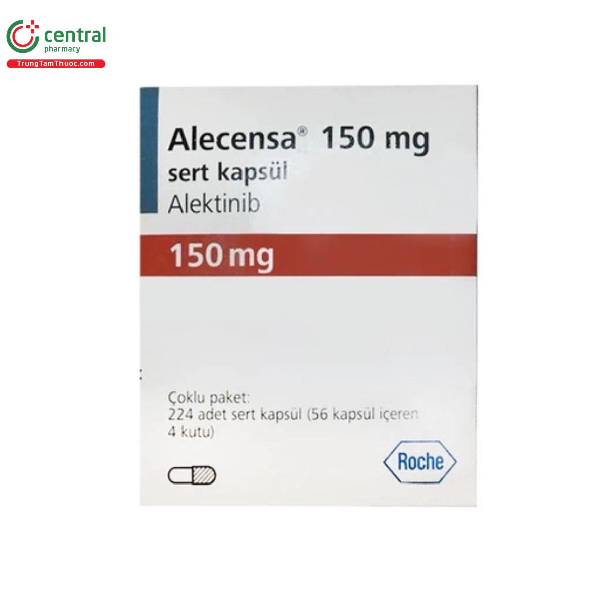 Thuốc Alecensa 150mg điều trị ung thư phổi không tế bào nhỏ