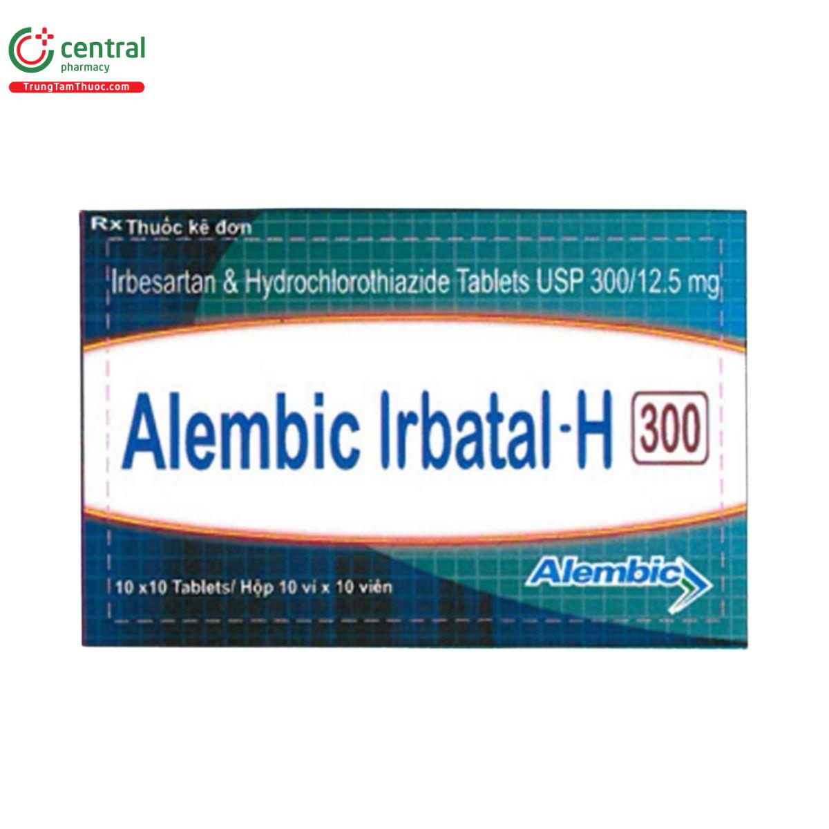 Thuốc Alembic Irbatal - H 300 dùng cho điều trị tăng huyết áp