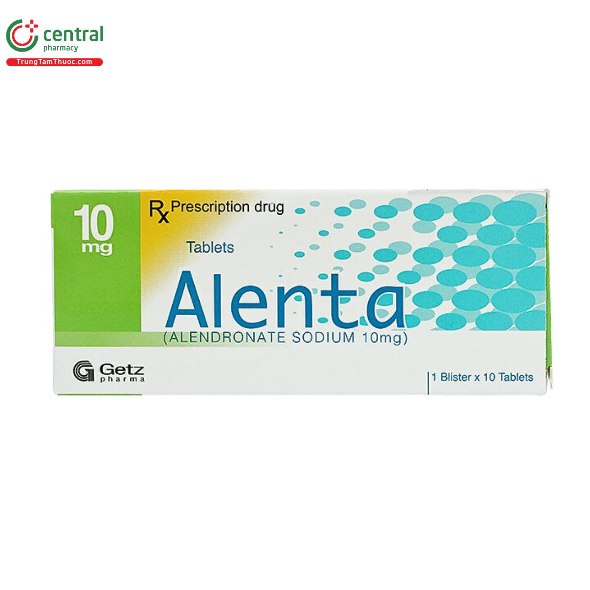 Thuốc Alenta 10mg điều trị và dự phòng loãng xương