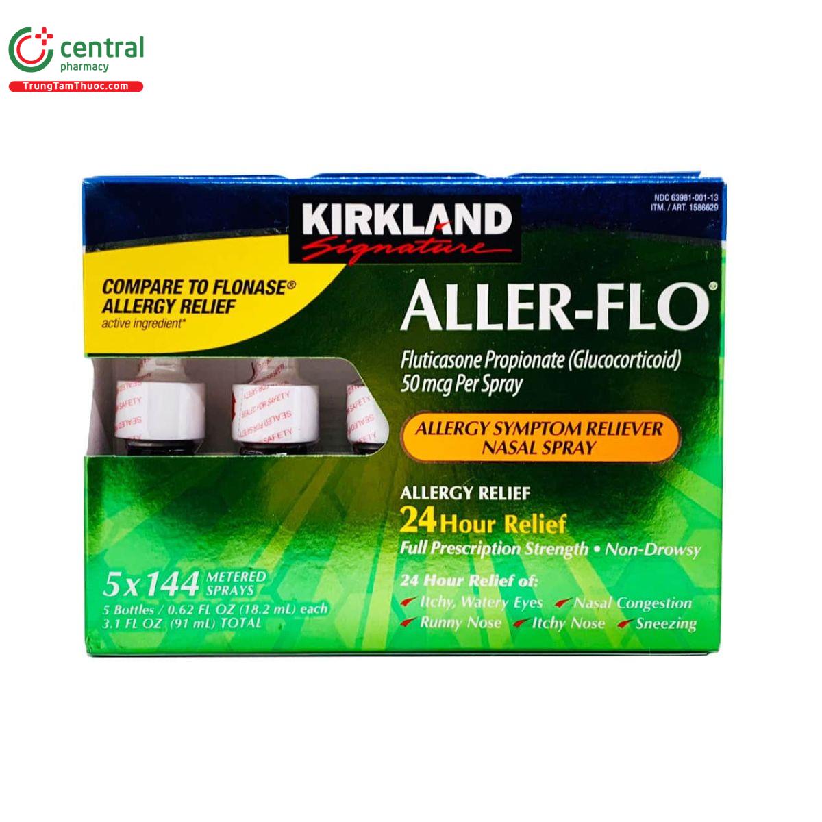 Thuốc xịt mũi Aller-Flo Kirkland điều trị viêm xoang, viêm mũi dị ứng