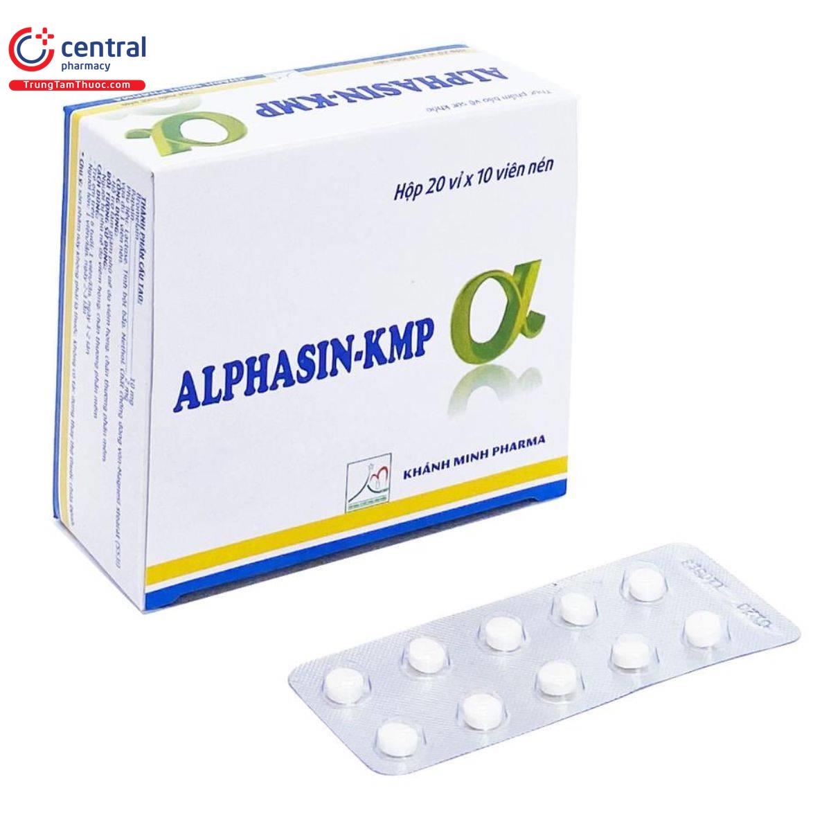 Thuốc Alphasin KMP - Điều trị tình trạng viêm, sung tấy ở vùng họng