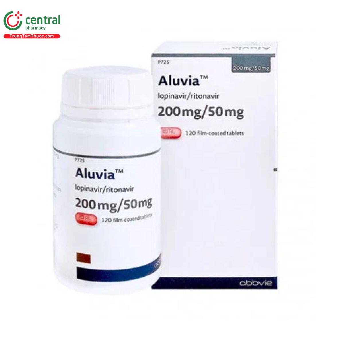 Thuốc Aluvia 200mg/50mg dùng điều trị cho bệnh nhân nhiễm HIV-1