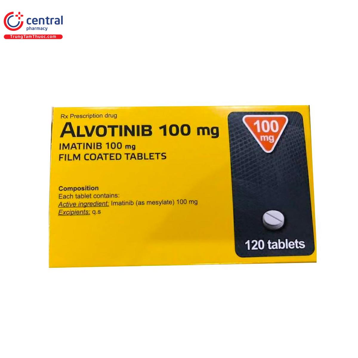 Thuốc Alvotinib 100mg điều trị ung thu bạch cầu nguyên bào Lympho