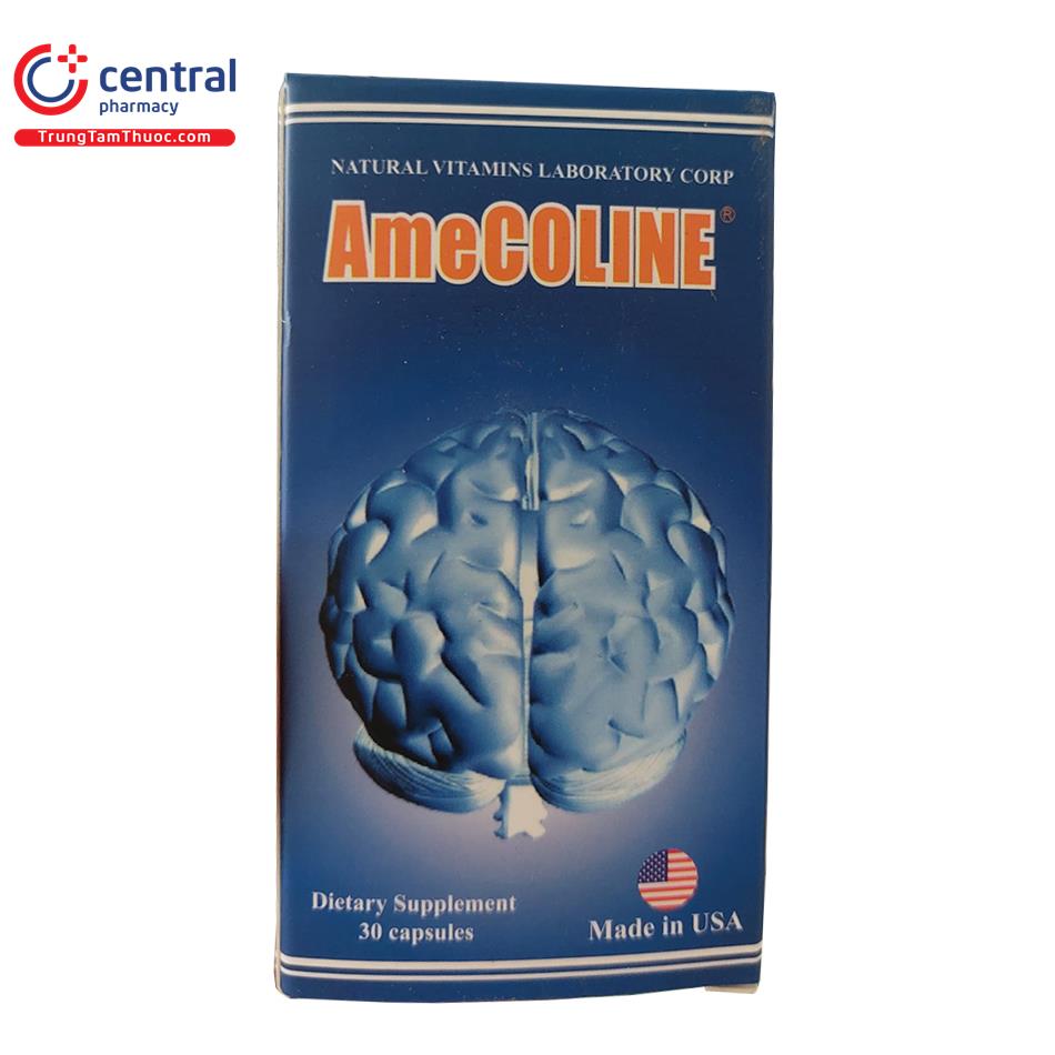 [CHÍNH HÃNG] Thuốc AmeCOLINE hỗ trợ tăng cường trí nhớ