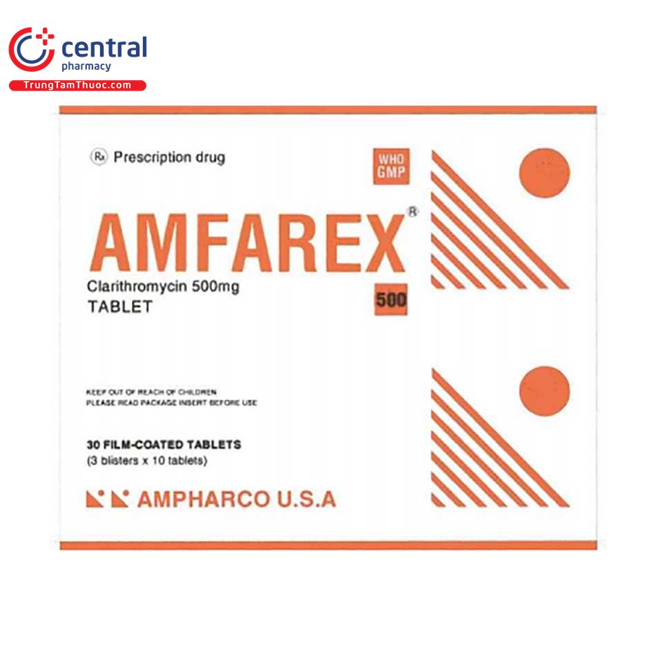 Thuốc Amfarex 500mg Armaphaco: tác dụng, liều dùng
