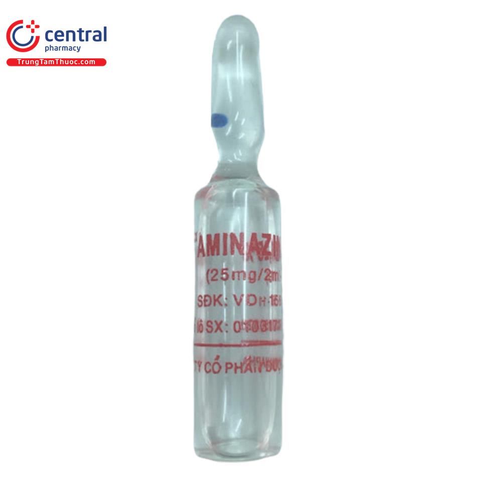 Thuốc Aminazin 25mg/2ml tiêm bắp. Công dụng, cách dùng.