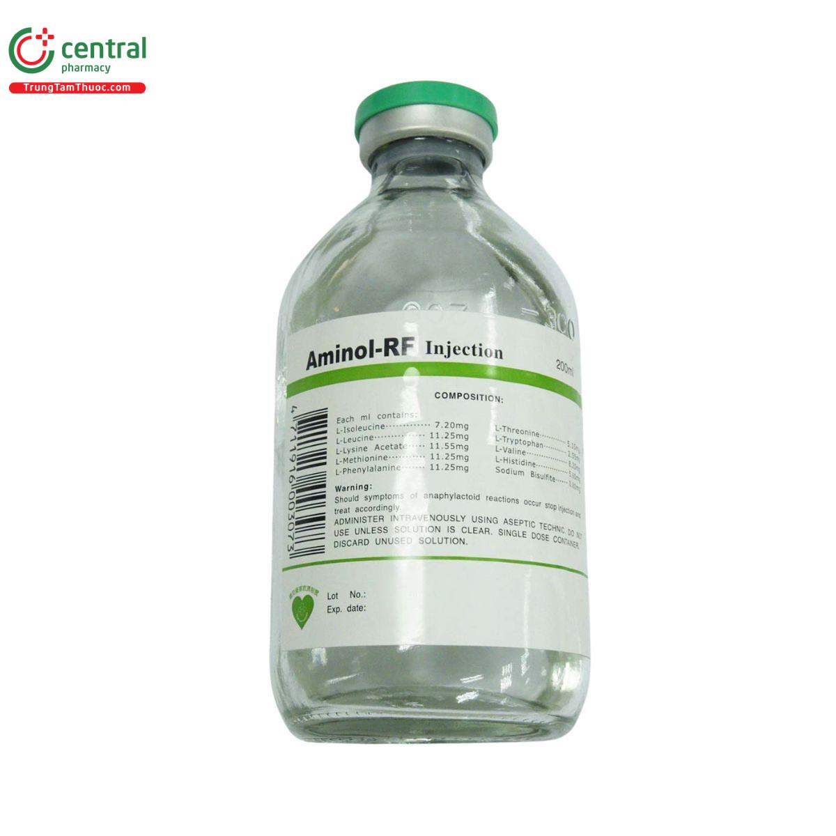 Thuốc Aminol-RF Injection S.T. bổ sung acid amin cho người suy thận