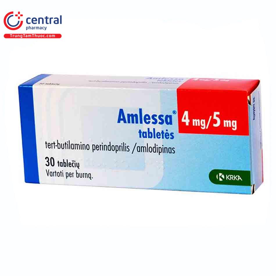 [CHÍNH HÃNG] Thuốc Amlessa 4mg/5mg - hạ huyết áp và bệnh mạch vành